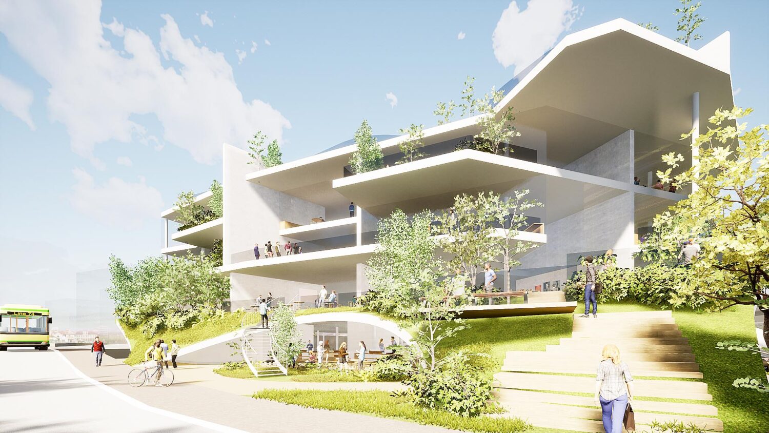 静岡・伊東市の新図書館設計プロポで、高野洋平＋森田祥子 / MARU。architectureが特定事業者に選定。提案書も公開 | architecturephoto.net